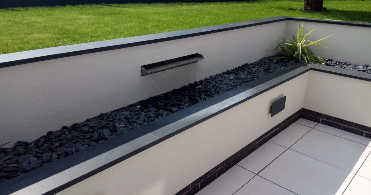 Mont Black Fine Rubbed Coping Slate | Grey Slate & Stone