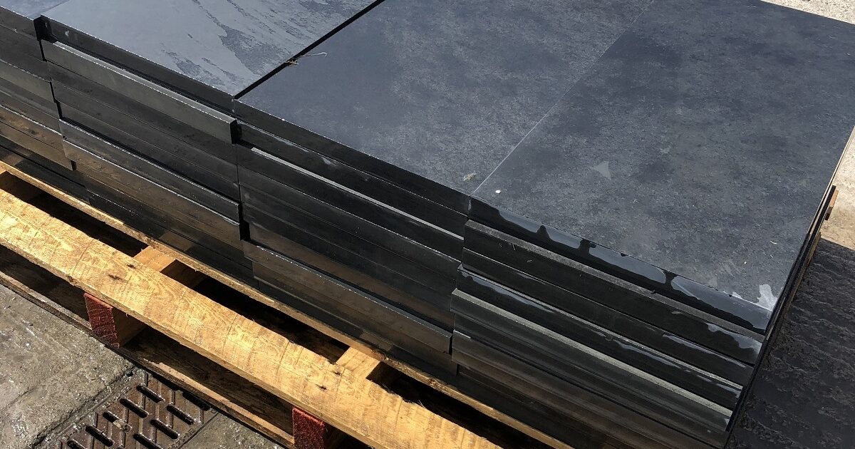 Honed Graphite Grey Slate Coping | Grey Slate & Stone